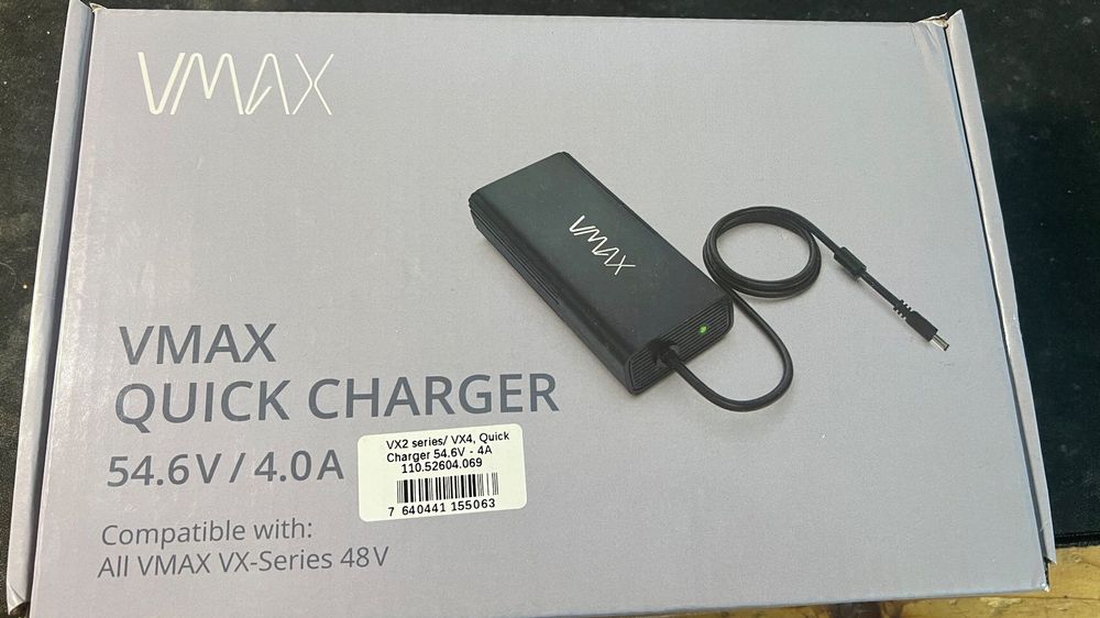 Vmax Quick Charger VX2/4 series 54.4V 4A Top mit Garantie (Neu (gemäss ...