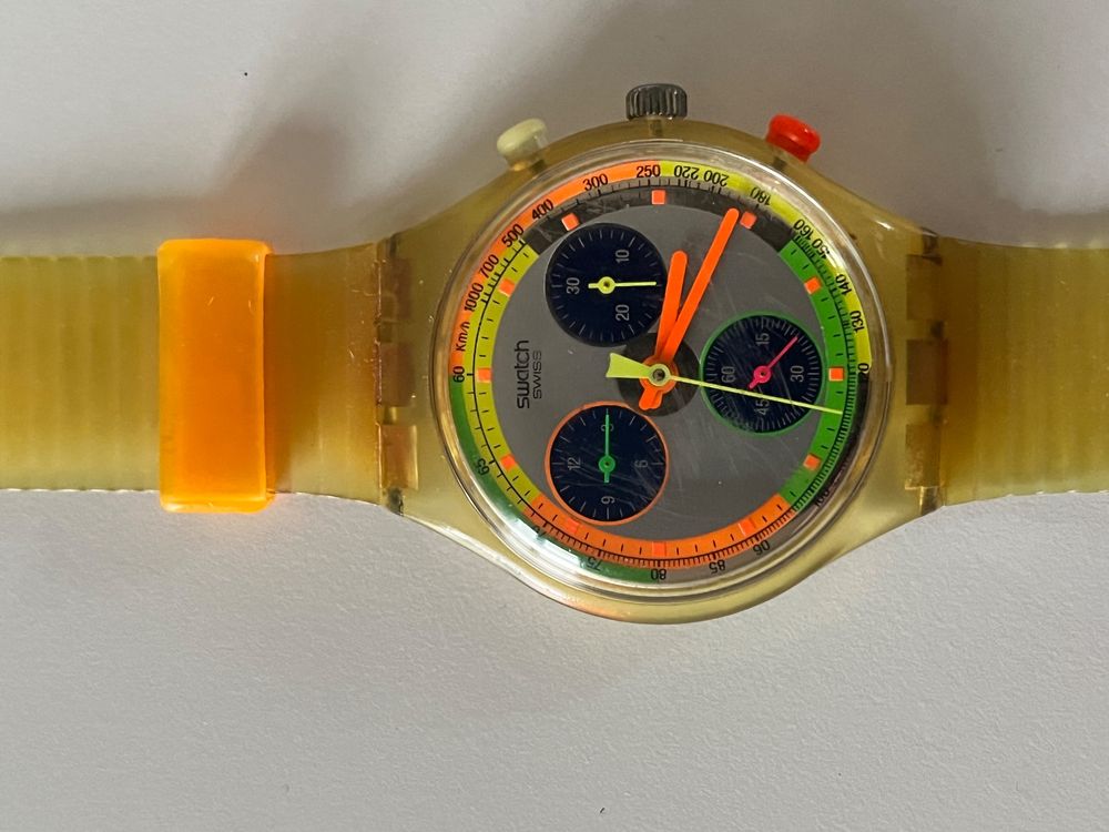 SWATCH CHRONO SCK104 Jelly Stag GETRAGEN, LÄUFT PERFEKT | Kaufen auf ...