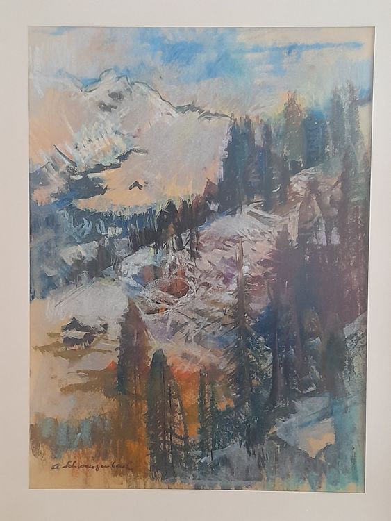 Armin Schwarzenbach " Berglandschaft " | Kaufen auf Ricardo