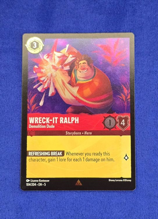 Wreck-It Ralph - Demolition Dude 104-204 FOIL (Gebraucht) in Agno für ...