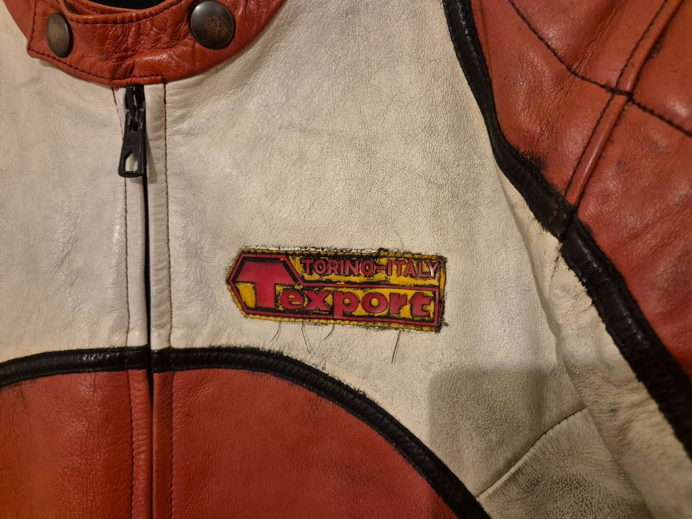 Texport Motorrad Lederkombi – Vintage 70er/80er, 2-teilig (Gebraucht ...