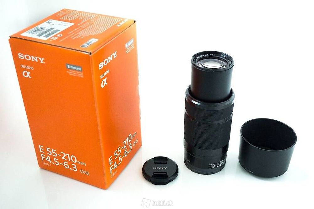 Sony Alpha APS-C 55-210 mm F/4.5-6.3 OSS E-Mount (SEL55210) | Kaufen auf Ricardo