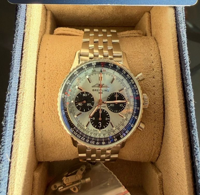 Breitling Navitimer 43 Ice Blue Edition (Full Set) (Gebraucht) in ...