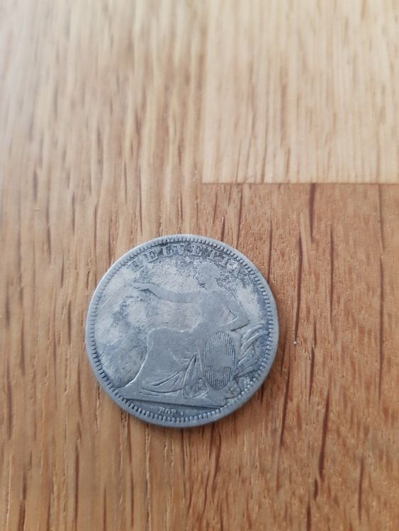 1 Franken 1861 - sitzende Helvetia (Gebraucht) in Mels für CHF 30 – mit Lieferung auf Ricardo kaufen
