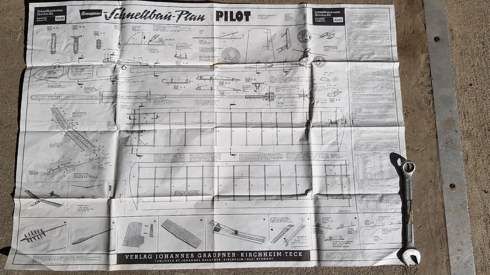 Graupner Bauplan Pilot (Gebraucht) in Seewis-Pardisla für CHF 10 – mit ...