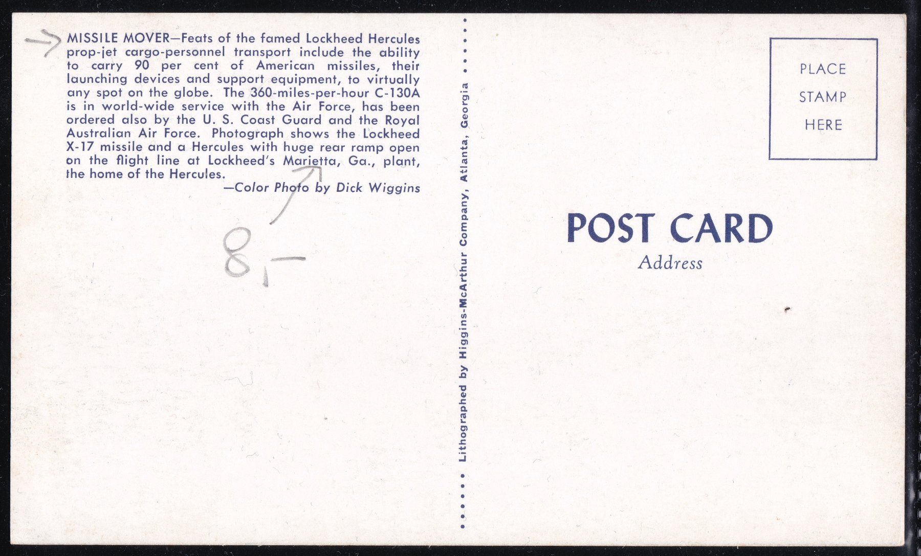 Missile Mover X-17 + Hercules at Lockheed's, Marietta, USA (Gebraucht ...