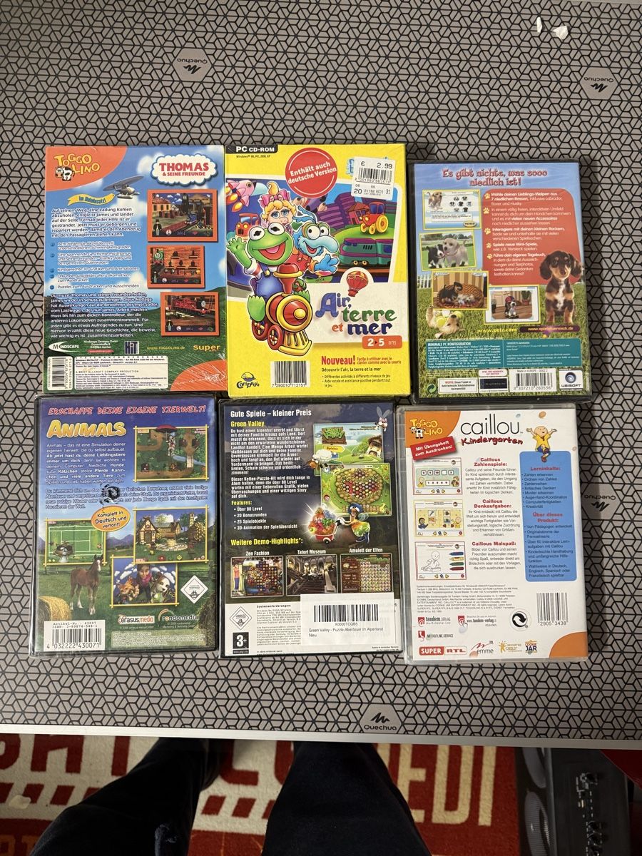 PC Spiele Sammlung für Kinder Lernspiele & Abenteuer Sealed (Neu ...