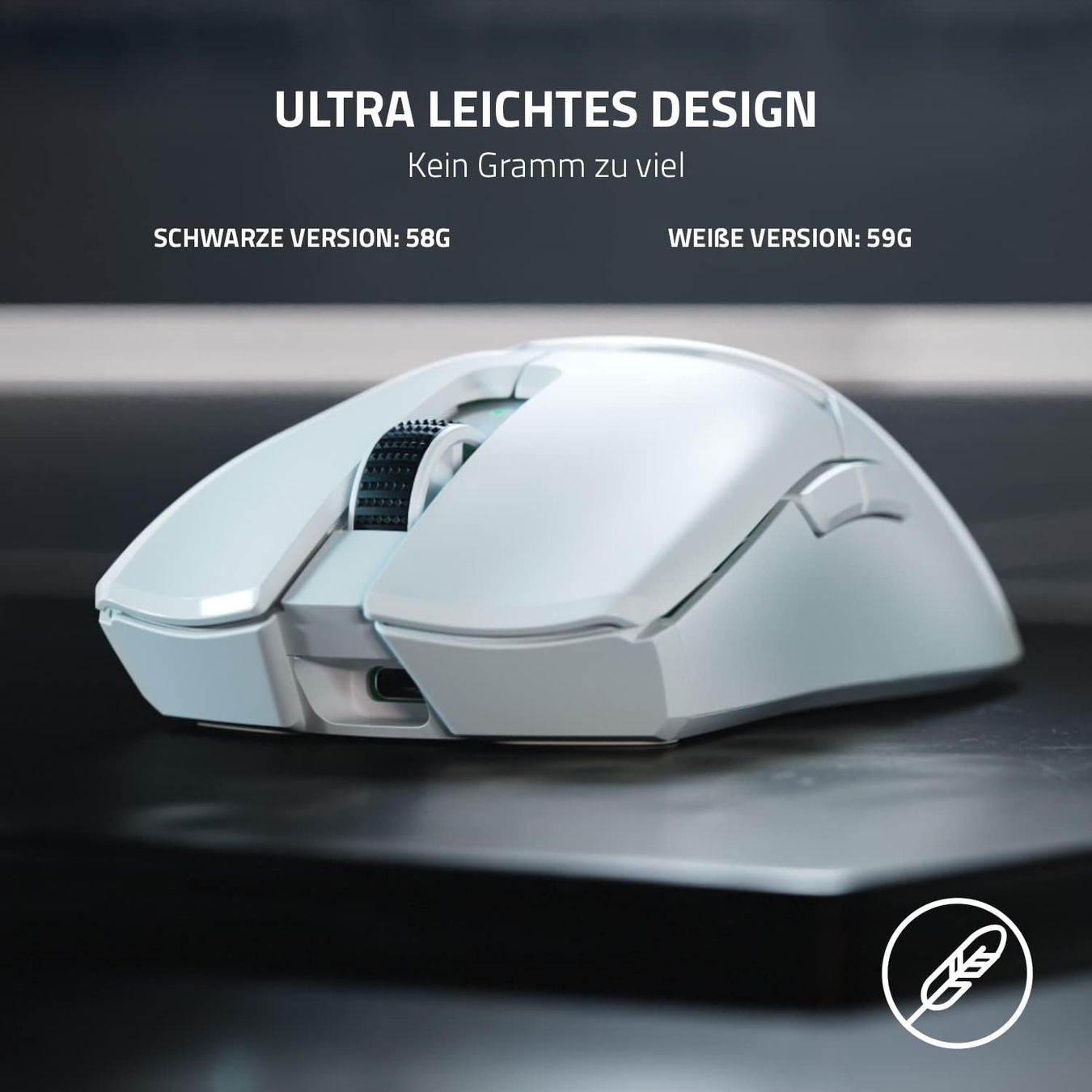 Razer Viper V2 Pro, kabellose Gaming Maus, Weiss, Top Zus... (Neu ...