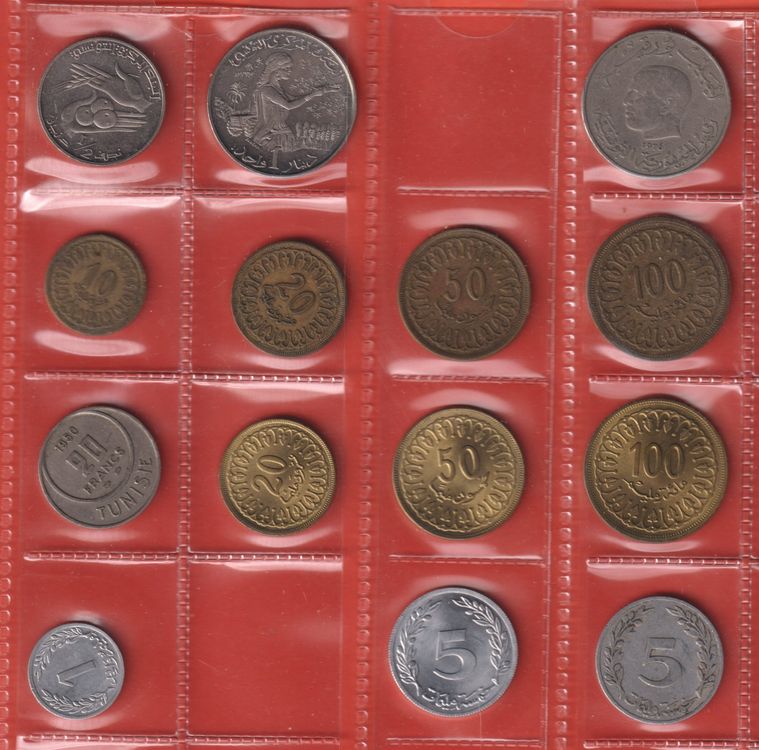 Tunesien diverse Münzen (Gebraucht) in Sarmenstorf für CHF 2.5 – mit Lieferung auf Ricardo kaufen
