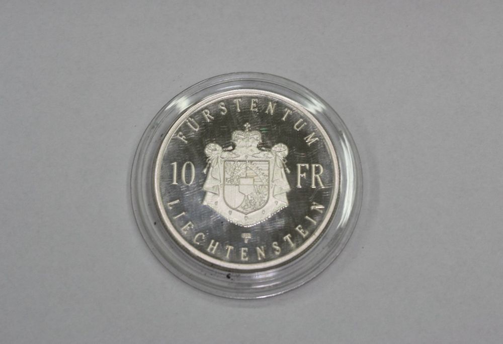10 Franken Lichtenstein 1990, 30 Gramm 900er Silber (Neu (gemäss Beschreibung)) in Chur für CHF ...