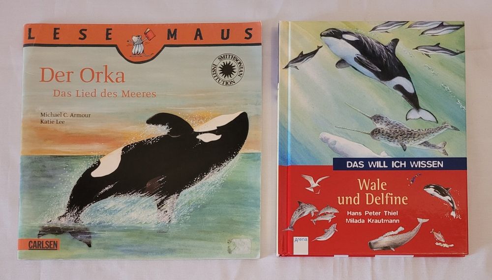 2 Lesebücher - Orka, Wale und Delfine (Gebraucht) in Madiswil für CHF 4 ...