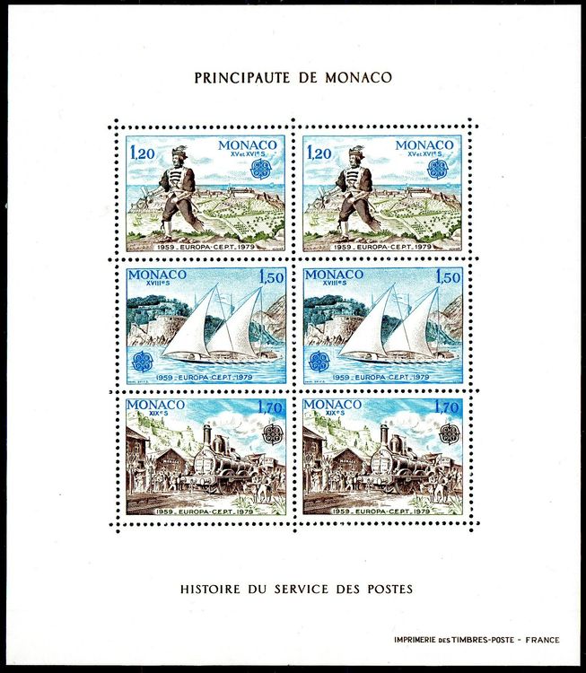 ** POSTFRISCH ** BLOCK HISTOIRE DU SERVICE DES POSTES - MO16 | Kaufen ...