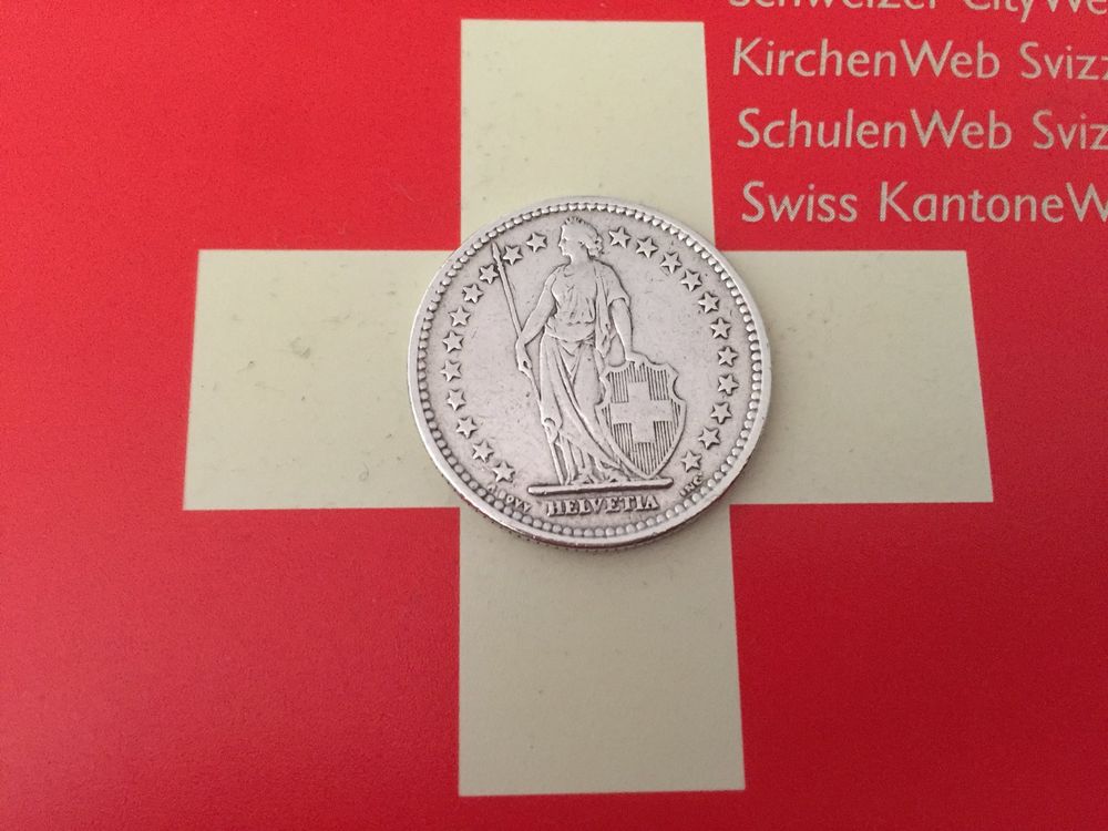 2 Franken 1910 ss, selten nur 0,25 Mio! (Gebraucht) in Elsau für CHF 16 ...