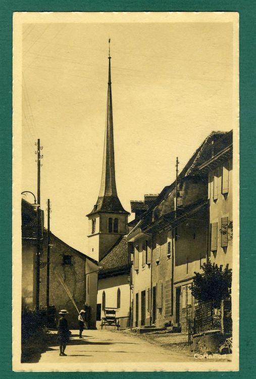 Cortaillod, belebt, 1919, historische Dorfpartie (Gebraucht) in Sargans ...