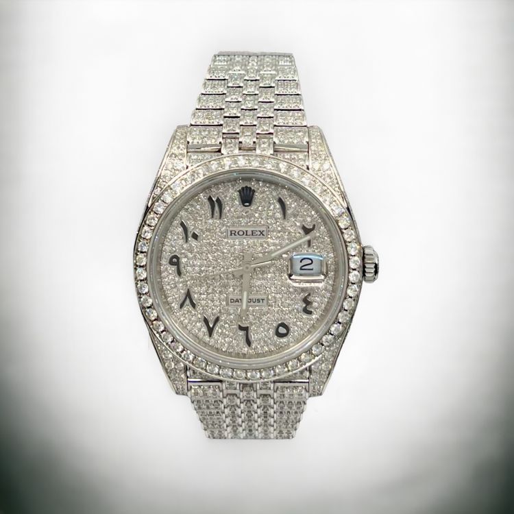Rolex Datejust 41 ARABIC FULL ICED OUT JUBILEE 2023 | Kaufen auf Ricardo