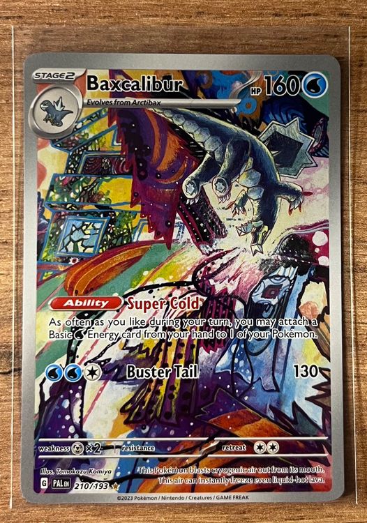 Baxcalibur 210/193 ILLUSTRATION RARE Pokemon Paldea Evolved | Kaufen ...