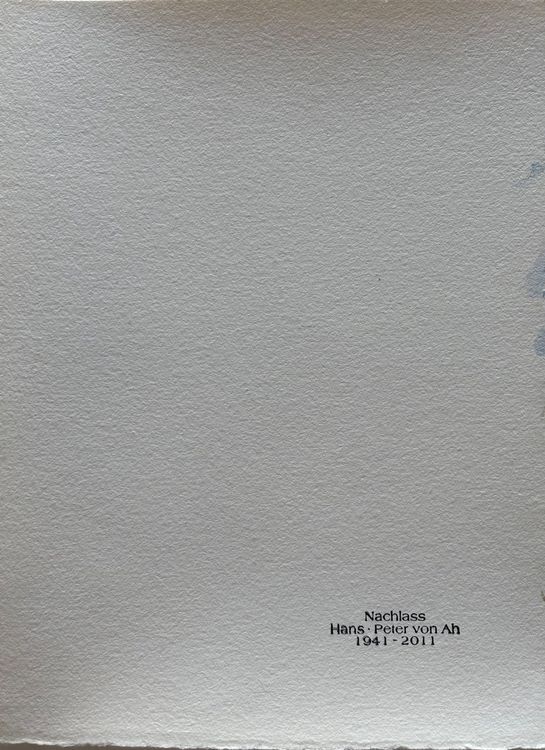 Hans-Peter von Ah, Aquarell, Formen, Bau, Abstrakt, Nachlass (Gebraucht ...