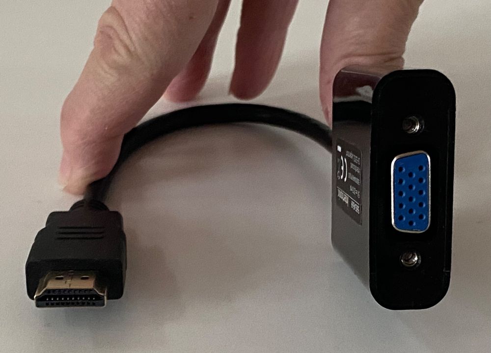 Intertronic Adapter VGA - HDMI schwarz (Gebraucht) in für CHF 9 – mit ...