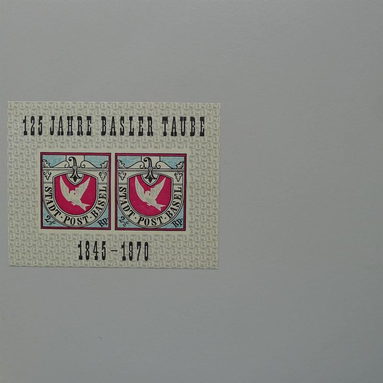 Vignette 125 Jahre Basler Taube | Kaufen auf Ricardo