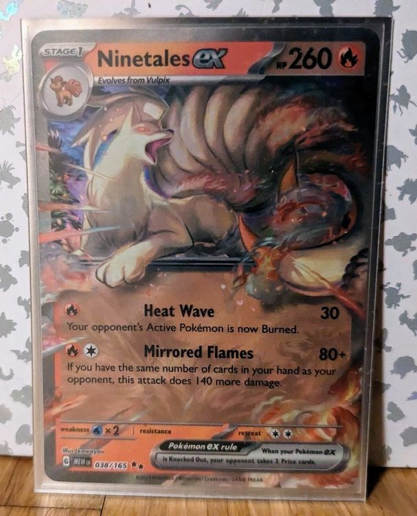Pokémon-Karte Ninetales / Vulnona EX (MEW | 038 | EN) | Kaufen auf Ricardo