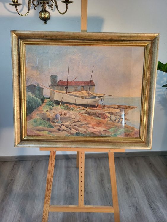 Bild hinter Glas Aquarell | Kaufen auf Ricardo