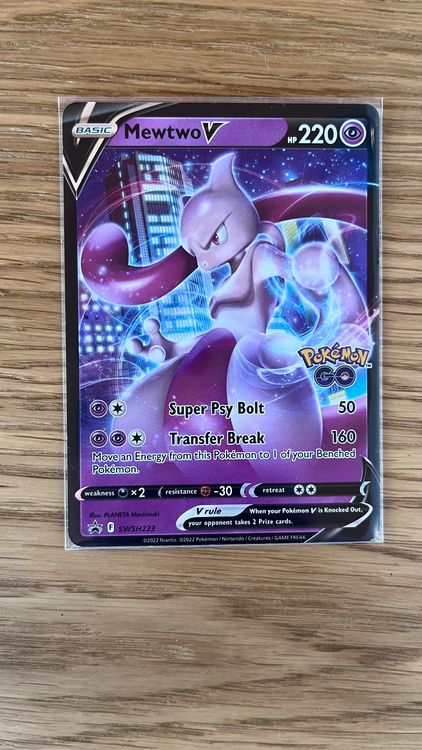Mewtwo V Pokemon Go V Battle Deck Edition | Kaufen auf Ricardo