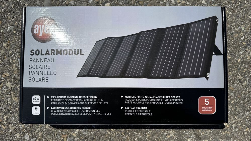 AYCE Powerstation 500W mit Solarpanel - Camping Power! (Neu und ...