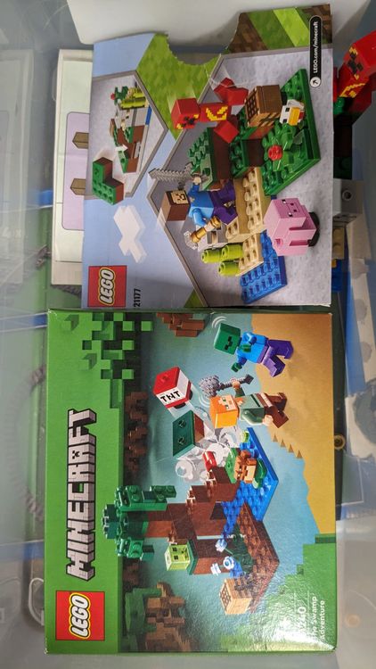 2 Lego Minecraft : 21240 swamp adventure und 21177 creeper | Kaufen auf Ricardo
