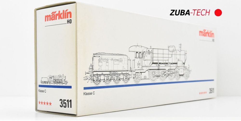 Märklin 3511 Dampflok Klasse C K.W.St.E. H0 WS Analog mit OV (Gebraucht ...