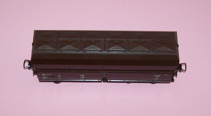 Trix H0 TI 3683 Uad-v-57 Güterwagen, 12 Klappen, nur 1961-68 (Gebraucht ...