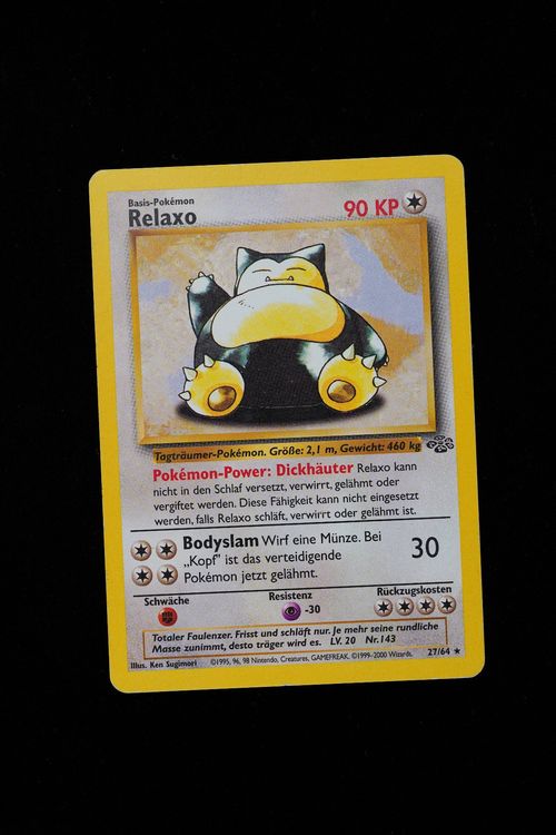 Pokemon Relaxo Jungle Rare German Ab 1 CHF (Gebraucht) in Kloten für ...