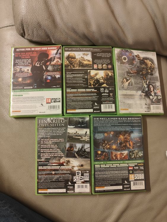 5x Xbox 360 Action Game Top Zustand! (Gebraucht) in Rorschach für CHF 5 ...