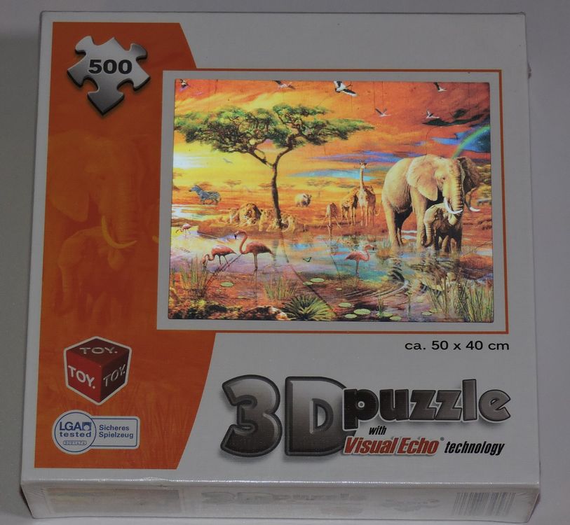 Puzzle 500 Pièces 3D - Visual Echo Technology | Kaufen auf Ricardo