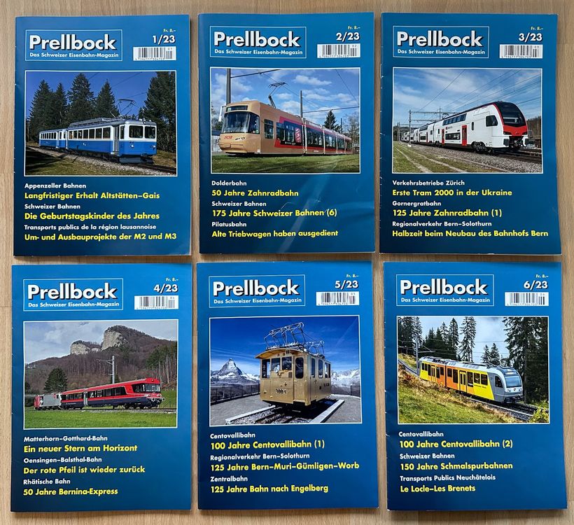 Prellbock, das Schweizer Eisenbahn-Magazin, Jahrgang 2023 | Kaufen auf Ricardo