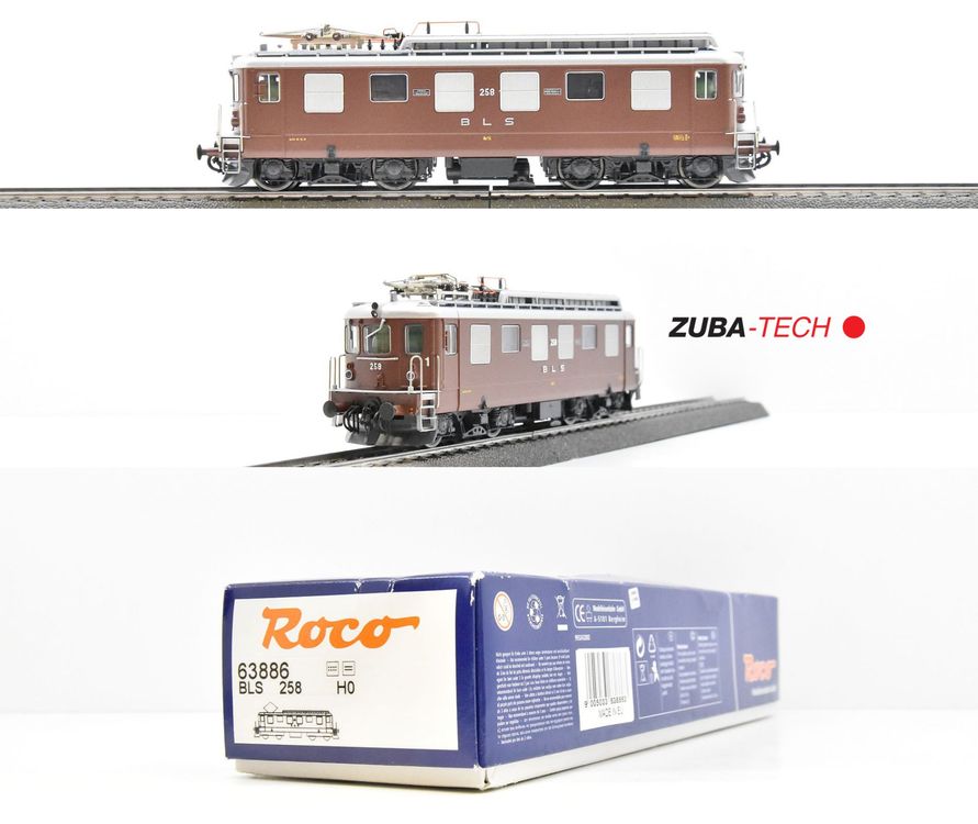 Roco 63886 E-Lok Ae 4/4 BLS, H0 GS Analog mit OVP (Gebraucht) in St ...