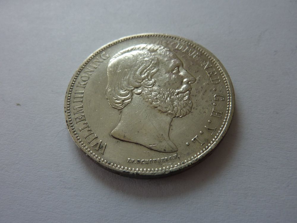 Uralte Silbermünze aus Holland : 2 1/2 Gulden 1867, ss (Gebraucht) in ...