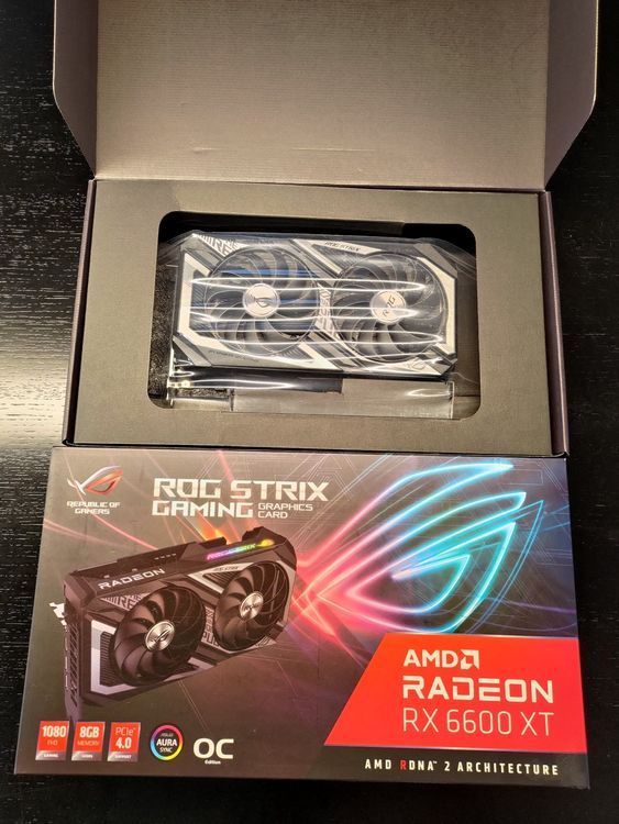 ASUS ROG Strix Radeon RX 6600 XT OVP (Gebraucht) in Oberdorf SO für CHF ...