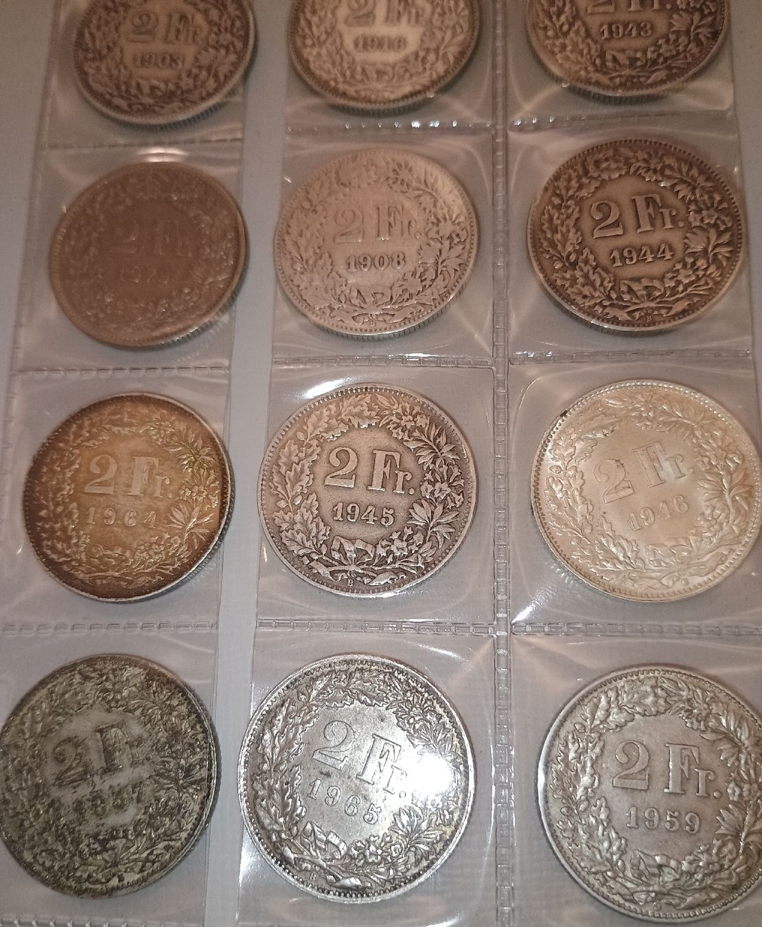 Sammlung Silbermuenzen, 2 Fränkler, Diverse Jahrgänge! 1886 (Gebraucht ...