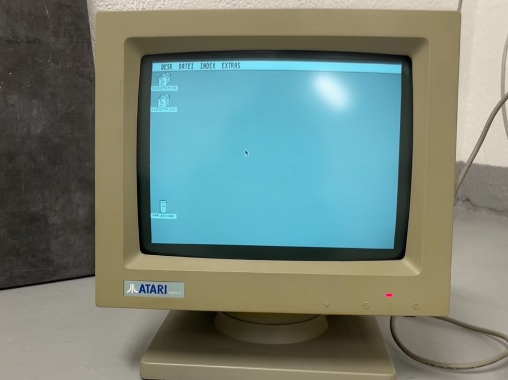 Atari 1040STF mit Monitor Atari SM125, inkl. Atari Maus (Gebraucht) in ...