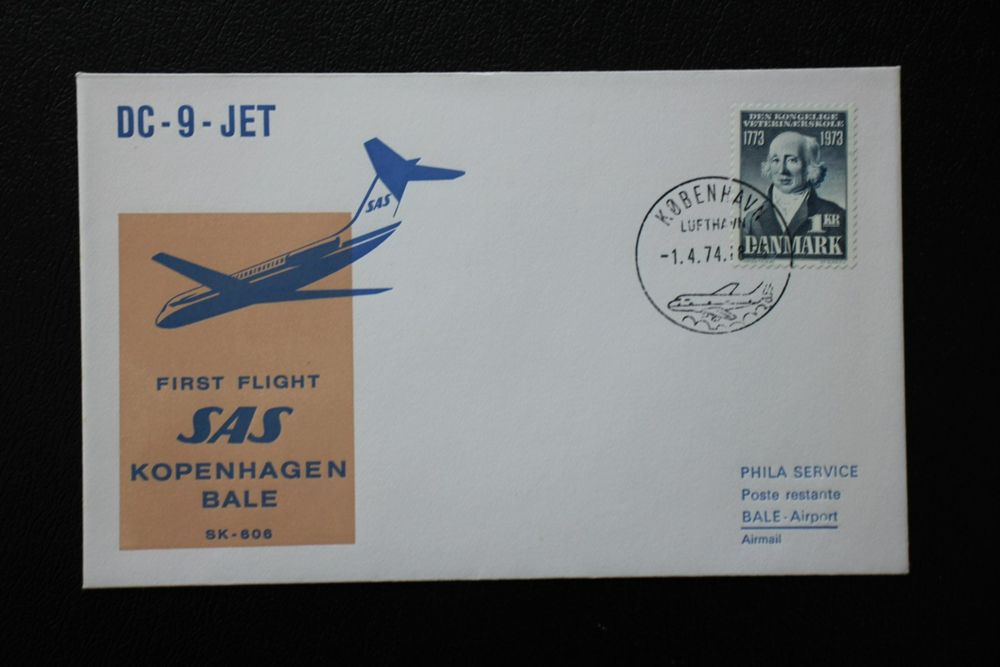 FIRST FLIGHT S A S KOPENHAGEN - BALE SK-606 mit DC - 9 - JET | Kaufen auf Ricardo