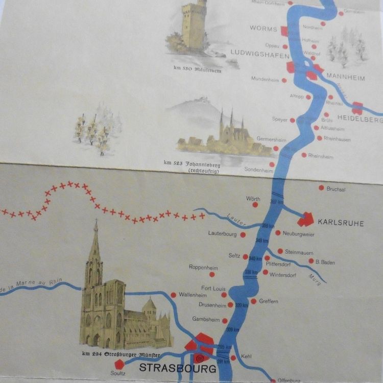 Basel-Rotterdam,Rhein-Schiffahrt,SPEDAG,30-er J.,St.Johann | Kaufen auf Ricardo