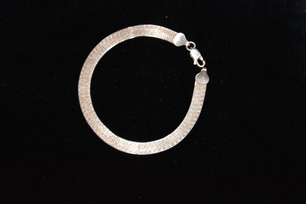 Damenarmband, Silber 925, 20cm, Breite 5mm | Kaufen auf Ricardo