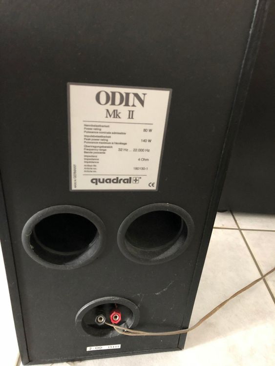 Quadral Odin MK2 Standboxen (Gebraucht) in Meisterschwanden für CHF 36 – mit Lieferung auf ...
