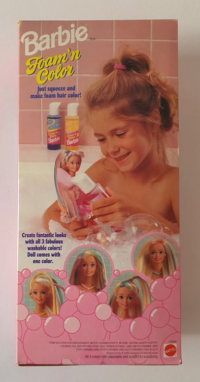Barbie: Foam'n Color Barbie (blau) (Neu (gemäss Beschreibung)) in ...