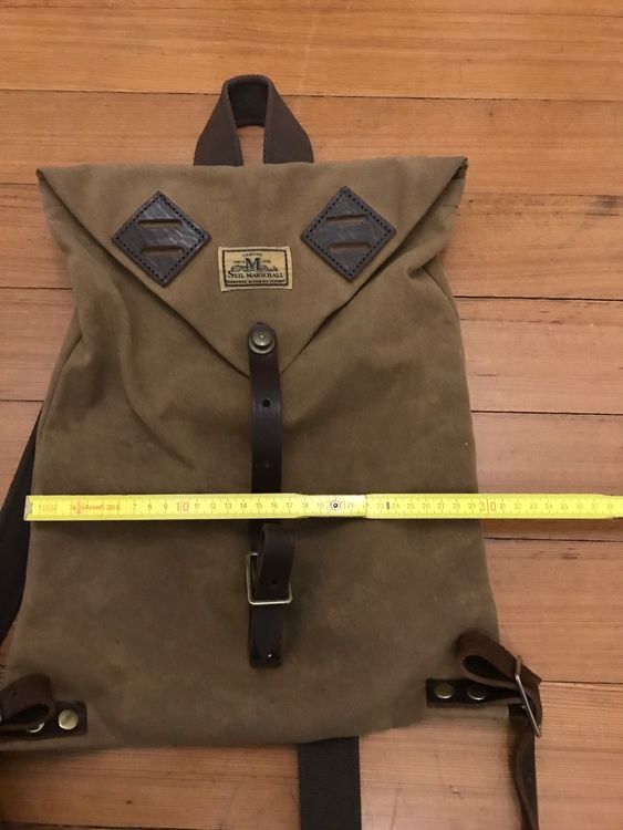 Schöner Rucksack aus Wax Cotton von Seil Marschall | Kaufen auf Ricardo