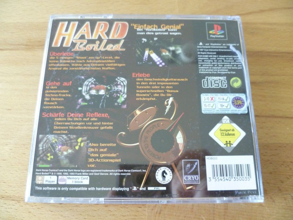 Hard Boiled - Sony PlayStation PS1 PSX (Gebraucht) in Thalwil für CHF ...