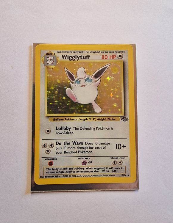 Wigglytuff Holo Jungle Pokemon Card 1999 English (Gebraucht) in ...