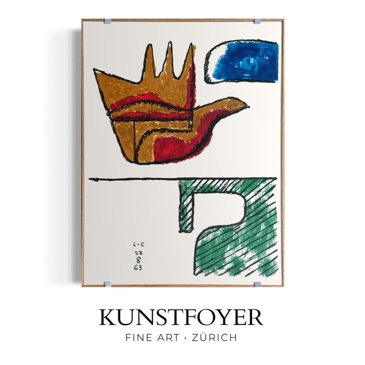 Le Corbusier - Lithographie 1963 (Gebraucht) in Gockhausen für CHF 2500 – nur Abholung auf ...