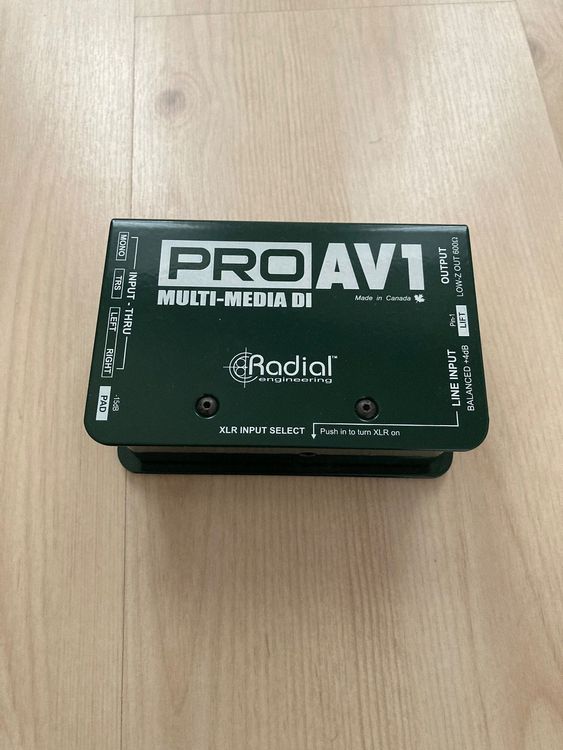 Radial Pro AV1 passive Multimedia DI-Box (Gebraucht) in Uster für CHF ...