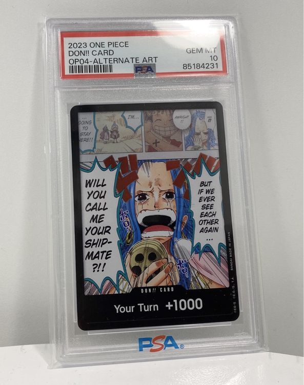 One Piece OP04 DON! Alt Art PSA 10 (Neu (gemäss Beschreibung)) in ...